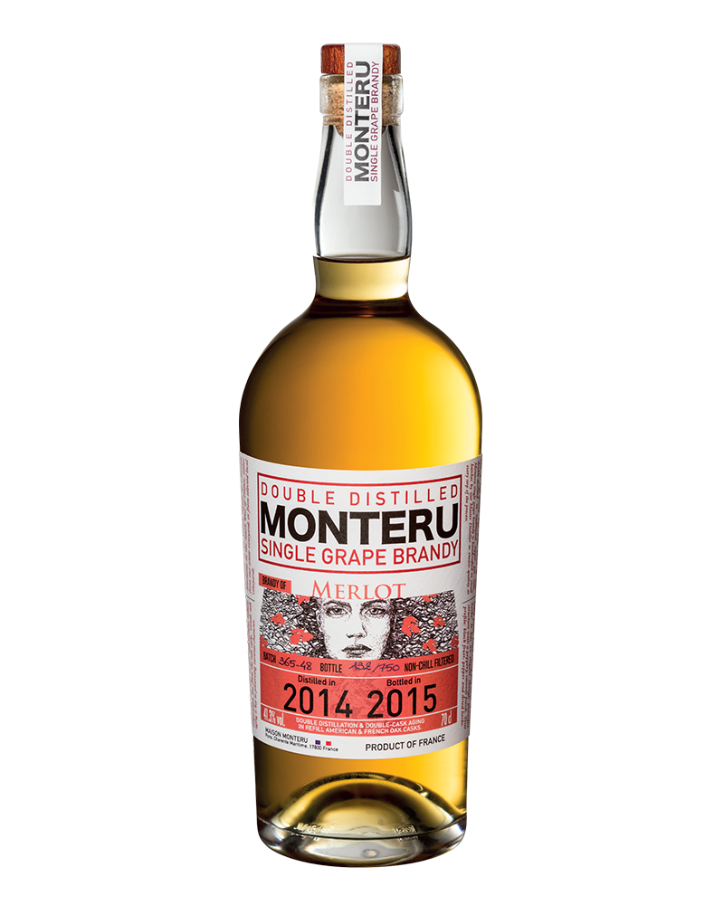 MONTERU SINGLE GRAPE BRANDY OF MERLOT – Sip2Sip